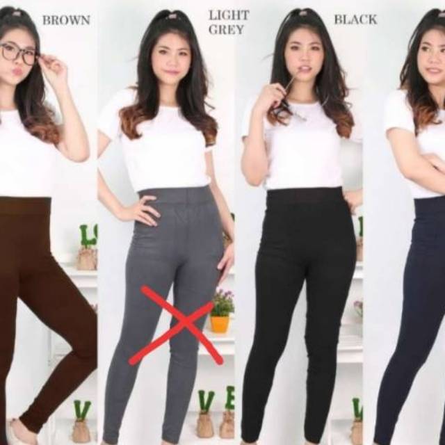 Jual Legging Dewasa Import Premium Tebal & Lembut Muat Ukuran STANDAR-JUMBO(BB 60+) | Shopee ...
