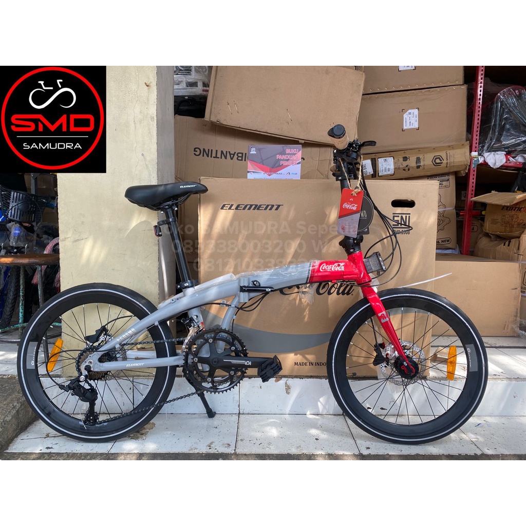 Jual Sepeda Lipat Folding 20 Element Ecosmo Z8 Coca Cola Murah BDG ...