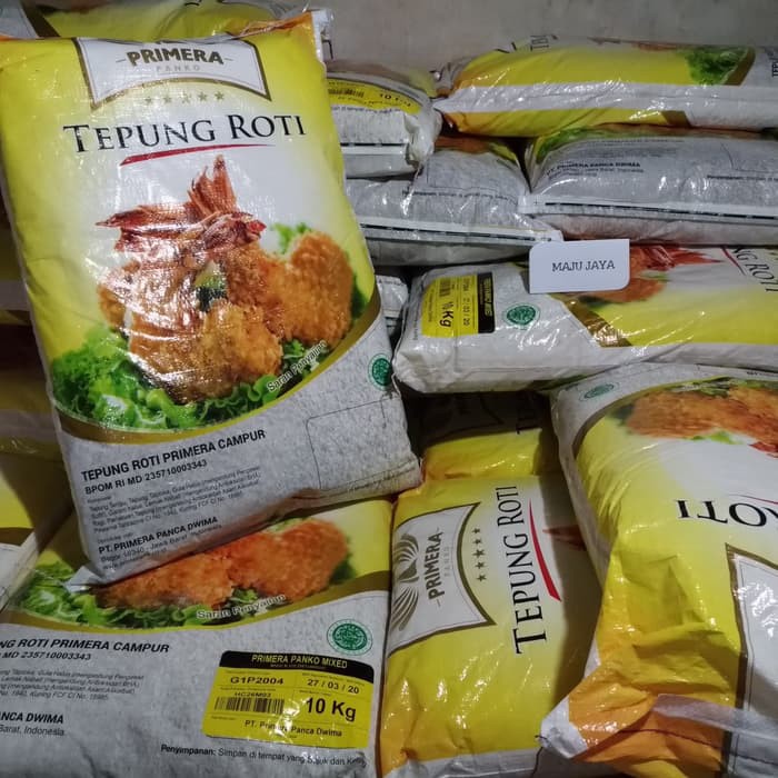 Jual Tepung Roti, panir kasar Primera 10kg | Shopee Indonesia