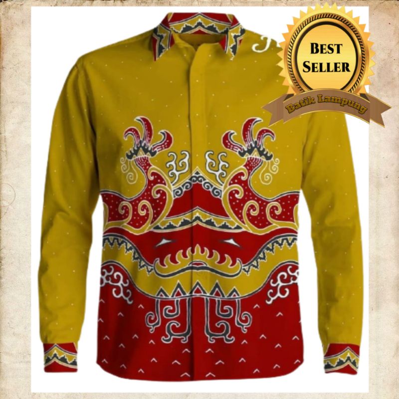 Jual Kain bahan Batik Lampung (kuning kunyit) | Shopee Indonesia