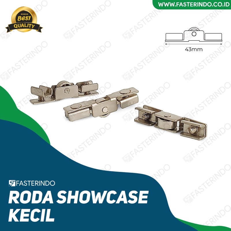 Jual Roda Showcase Kecil Faster / Roda etalase kaca | Shopee Indonesia