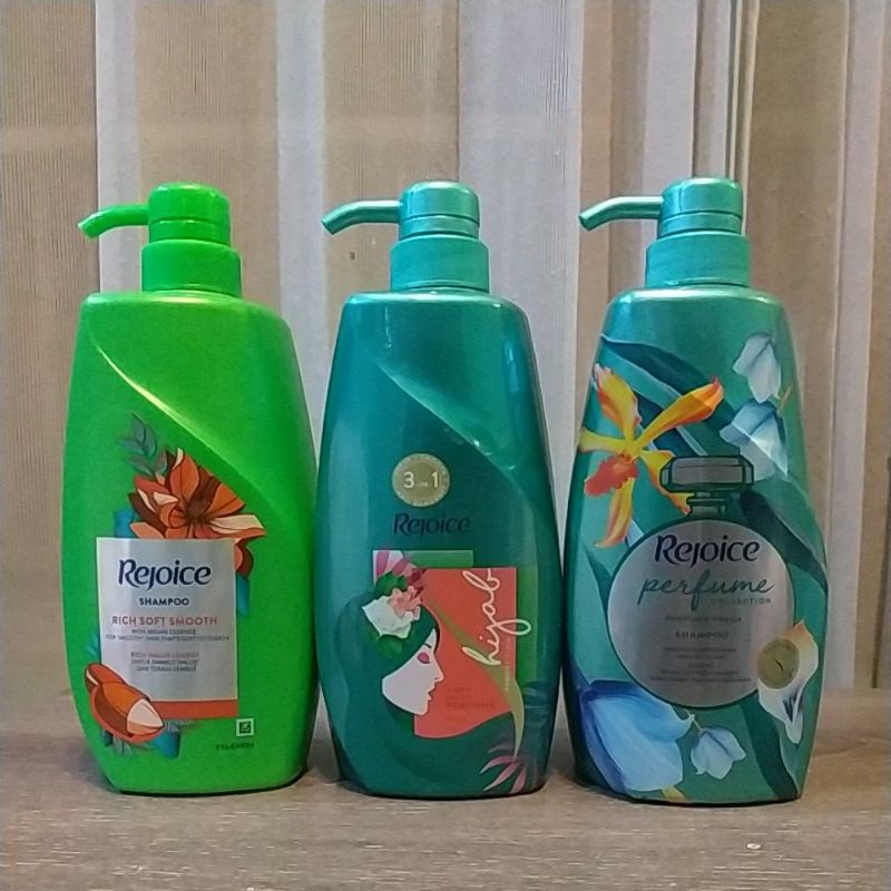 Jual SHAMPOO REJOICE 600ML PUPM/ HIJAB/RICH SMOOTH/PERFUME COLLECTION | Shopee Indonesia