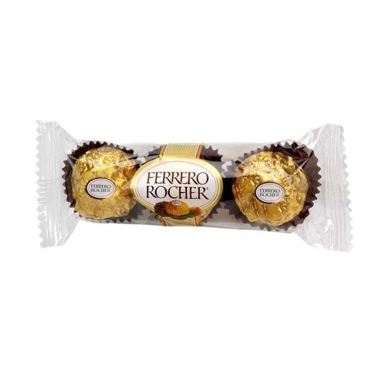 Jual ferrero rocher isi 3 | Shopee Indonesia