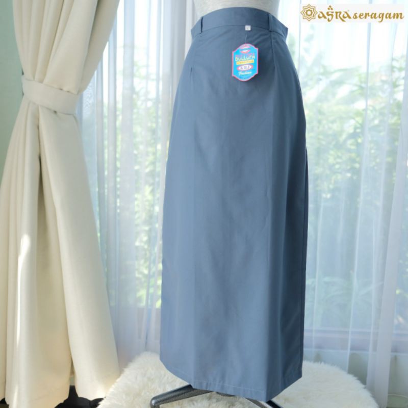 Jual Rok Sekolah sma/Smk -Rok Span Panjang model A, warna abu-abu, putih, hitam dan coklat ...