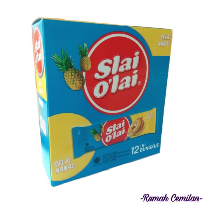 Jual BISKUIT SLAI OLAI NANAS (1 BOX ISI 12PCS @24GR) Indonesia|Shopee ...