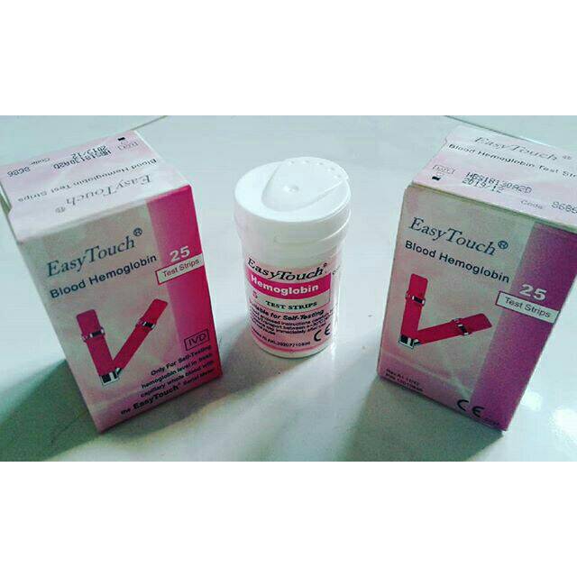 Jual Strip hemoglobin/test strip/strip hb easytouch | Shopee Indonesia