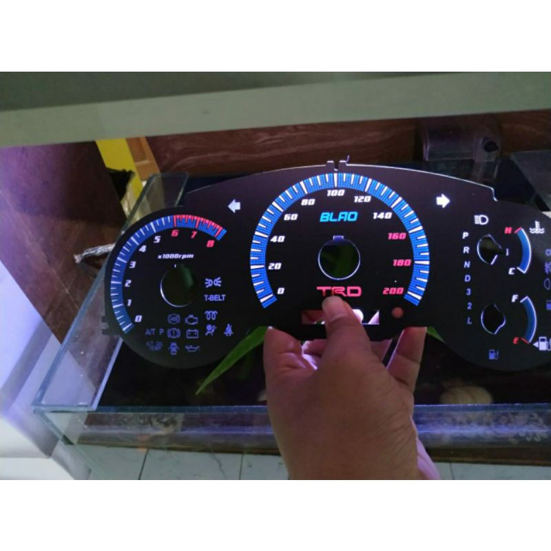 Jual papan panel speedometer custom innova type V bensin matic | Shopee ...