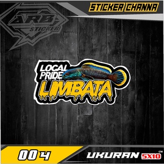 Jual sticker channa stiker ikan channa stiker ikan gabus asiatica ...