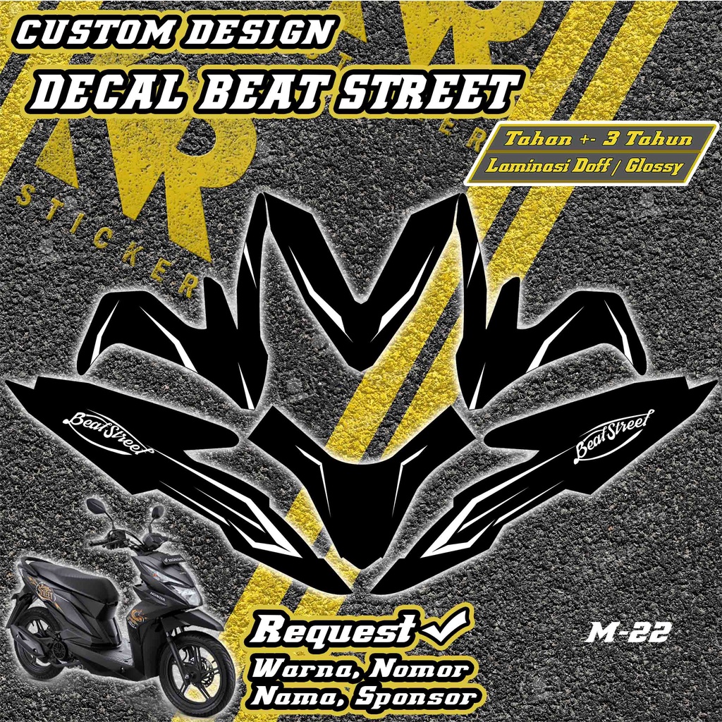 Jual Stiker Decal Fullbody Beat Street 2017-2019 | Custom Desain ...