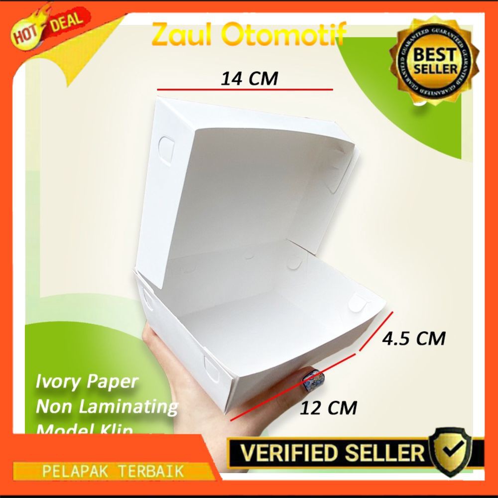 Jual Terlaris Paper Lunch Box S Take Away Box Tempat Wadah Kotak Makan ...