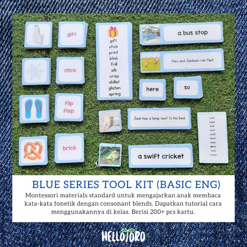 Jual Montessori Blue Series At Home Indonesia|Shopee Indonesia