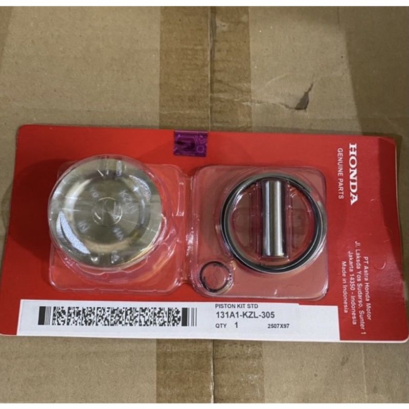 Jual Piston Kit Ring Seher Pen Set Beat FI ESP Pop Vario 110 FI Part HGP 131A2-K44-V00 Oversize ...