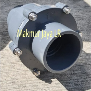 Jual Swing Check Valve 2 inch PVC KDJ / Klep Tabok / Tusen Klep / Checkvalve 2" / 2 inci / 2 dem ...