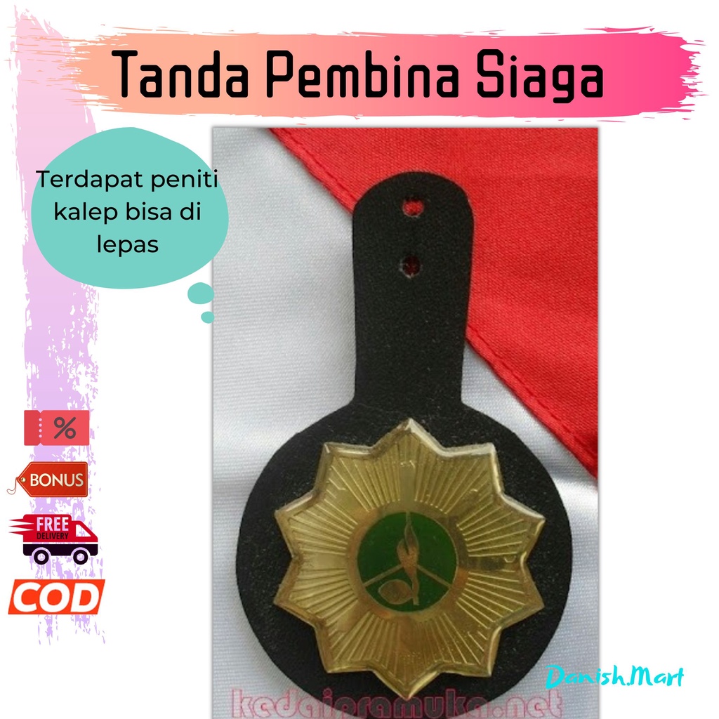 Jual Atribut Pramuka Pembina Siaga Tanda Jabatan Guru pelatih SD MI ...