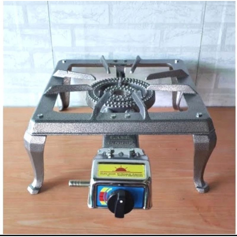 Jual kompor gas tungku satu mata satu tungku cor jos besi seribu mata Sunrise 301 A Auto ...