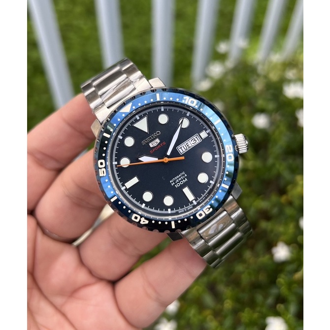 Jual jam tangan pria SEIKO 5 SPORTS automatic all stell mesin original ...
