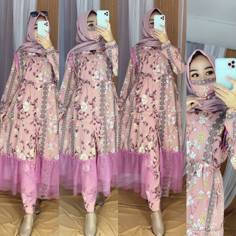 Jual selena set cel plus masker | Shopee Indonesia