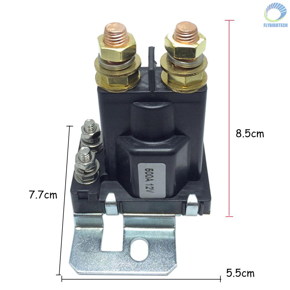 12V DC 500A High Current Starter Relay Auto Start Contactor Heavy ...