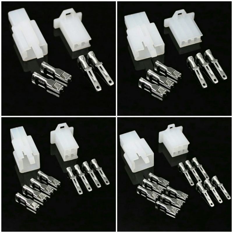 Jual STD 2 Pin , 3 Pin , 4 Pin , 6 Pin Connector Standart Penyambung ...