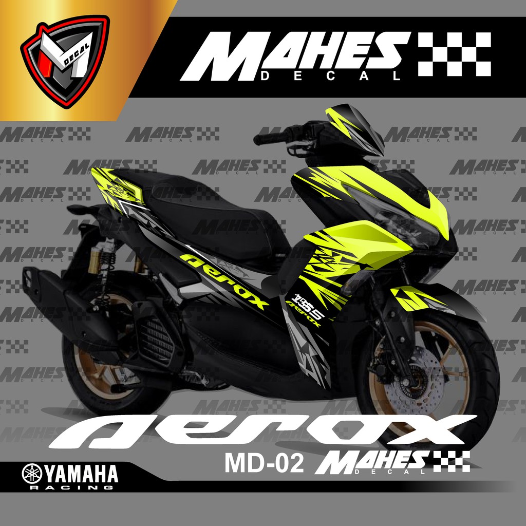 Jual Decal Sticker Variasi Fullbody All New Aerox 155 Connected - Dekal ...