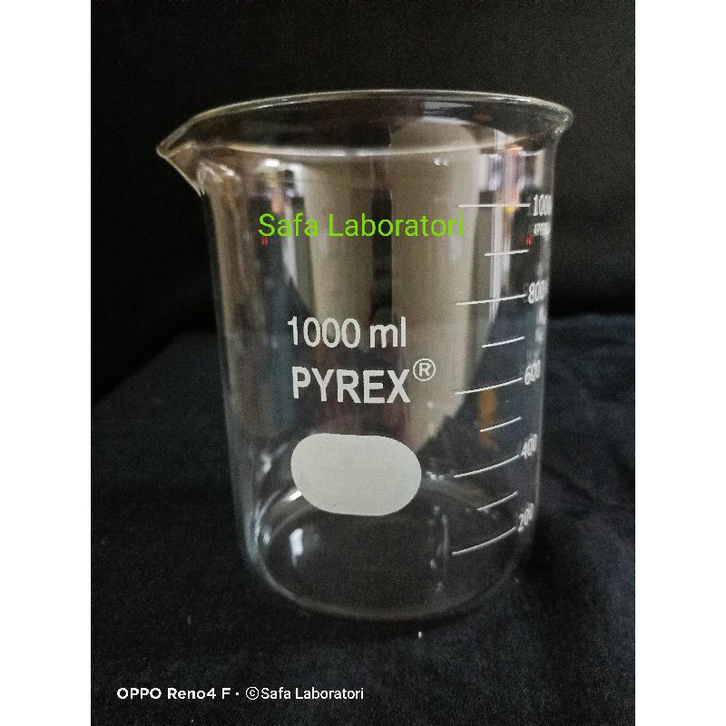 Jual Beaker Glass / Gelas Kimia 1000ml Pyrex Indonesia|Shopee Indonesia