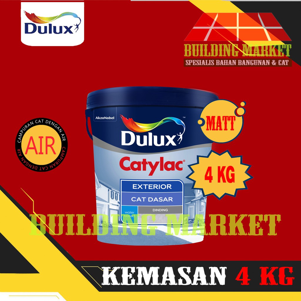 Jual CAT DASAR TEMBOK ALKALI SEALER CAT DASAR DULUX CATYLAC EXTERIOR 4 ...