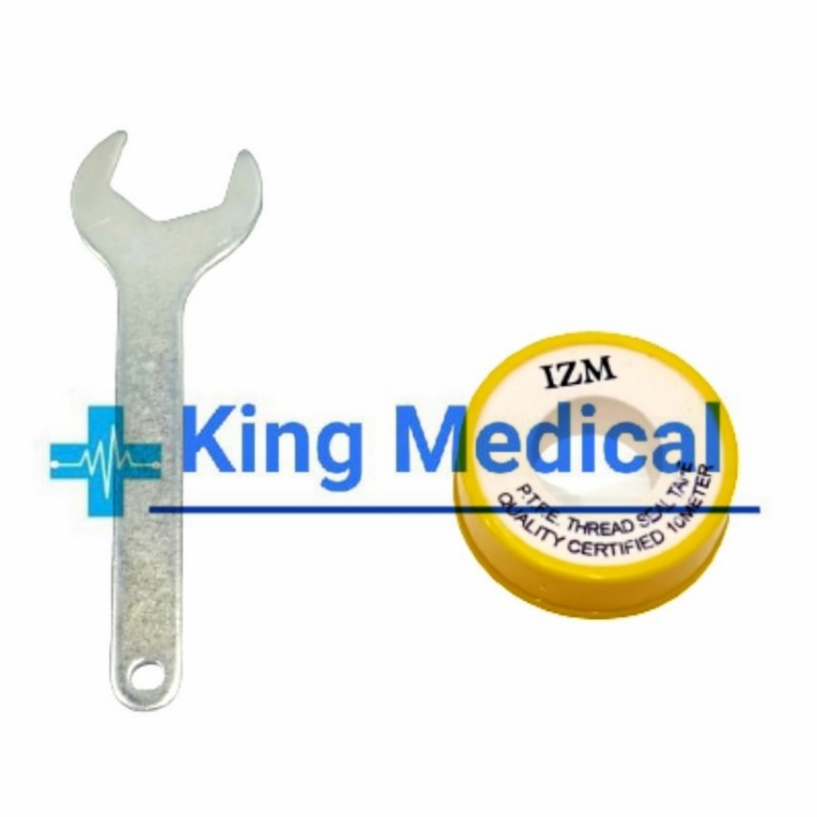 Jual Kunci Untuk Pasang Regulator Tabung Oksigen 1m3 - 1.5m3 - 2m3 ...