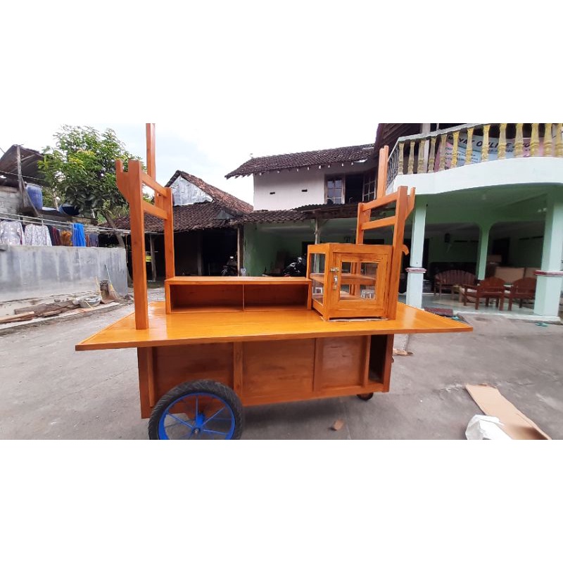 Jual GEROBAK PECEL LELE / GEROBAK LAMONGAN / GEROBAK PENYETAN | Shopee ...