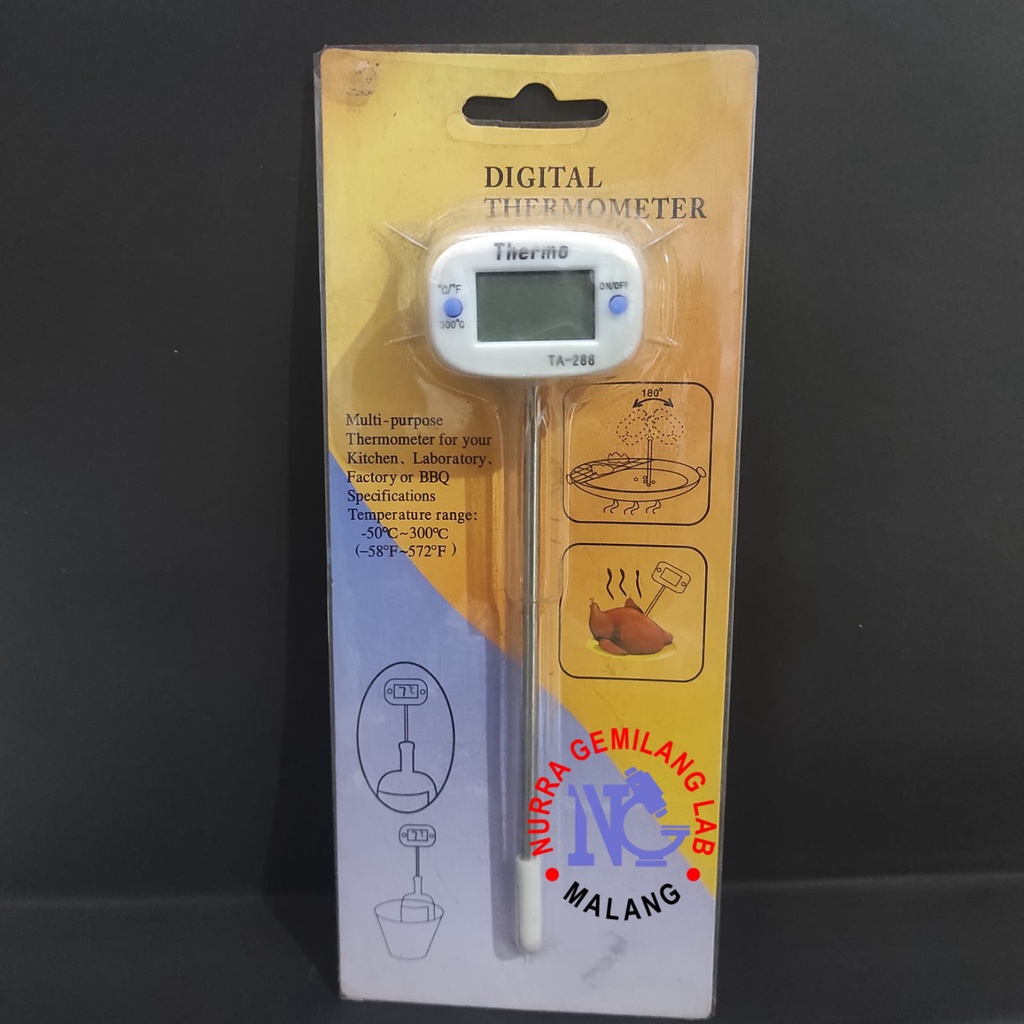 Jual Termometer Air Digital / Termometer Makanan Digital | Shopee Indonesia