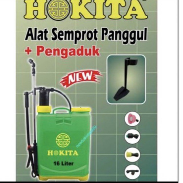 Jual Sprayer manual 16 liter HOKITA harga ekonomis alat semprot hama ...