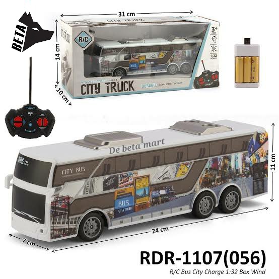 Jual RDR1107 RC Miniatur Bus Indonesia miniatur bus pajangan 1:32 bukan ...