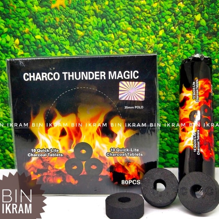Jual Arang Magic Charco Thunder Magic 1 Box Areng Magic 1 Kotak ...