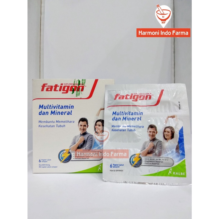 Jual Fatigon Tablet (1 strip = 6 tablet) | Shopee Indonesia