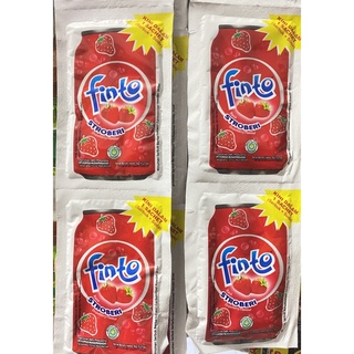 Jual Finto strawberry minuman serbuk + soda renceng isi 10 sachet ...