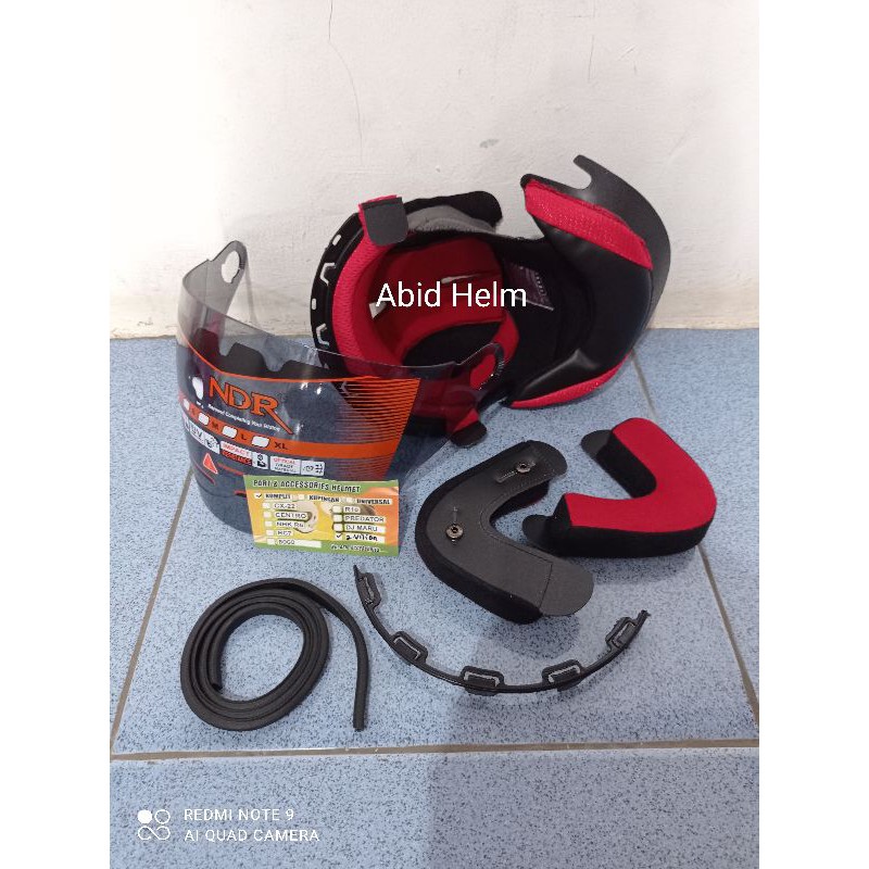 Jual busa helm kyt 2 vision satu set kancing klip BESI dan PLASTIK kaca ...