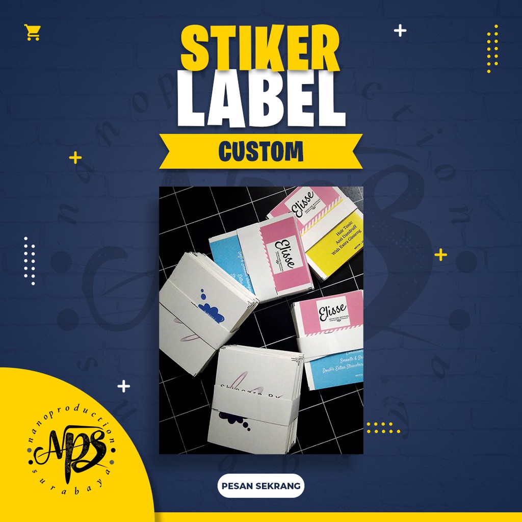 Cetak Stiker, Sticker Logo, Stiker Custom, Stiker Label UMKM | Shopee ...