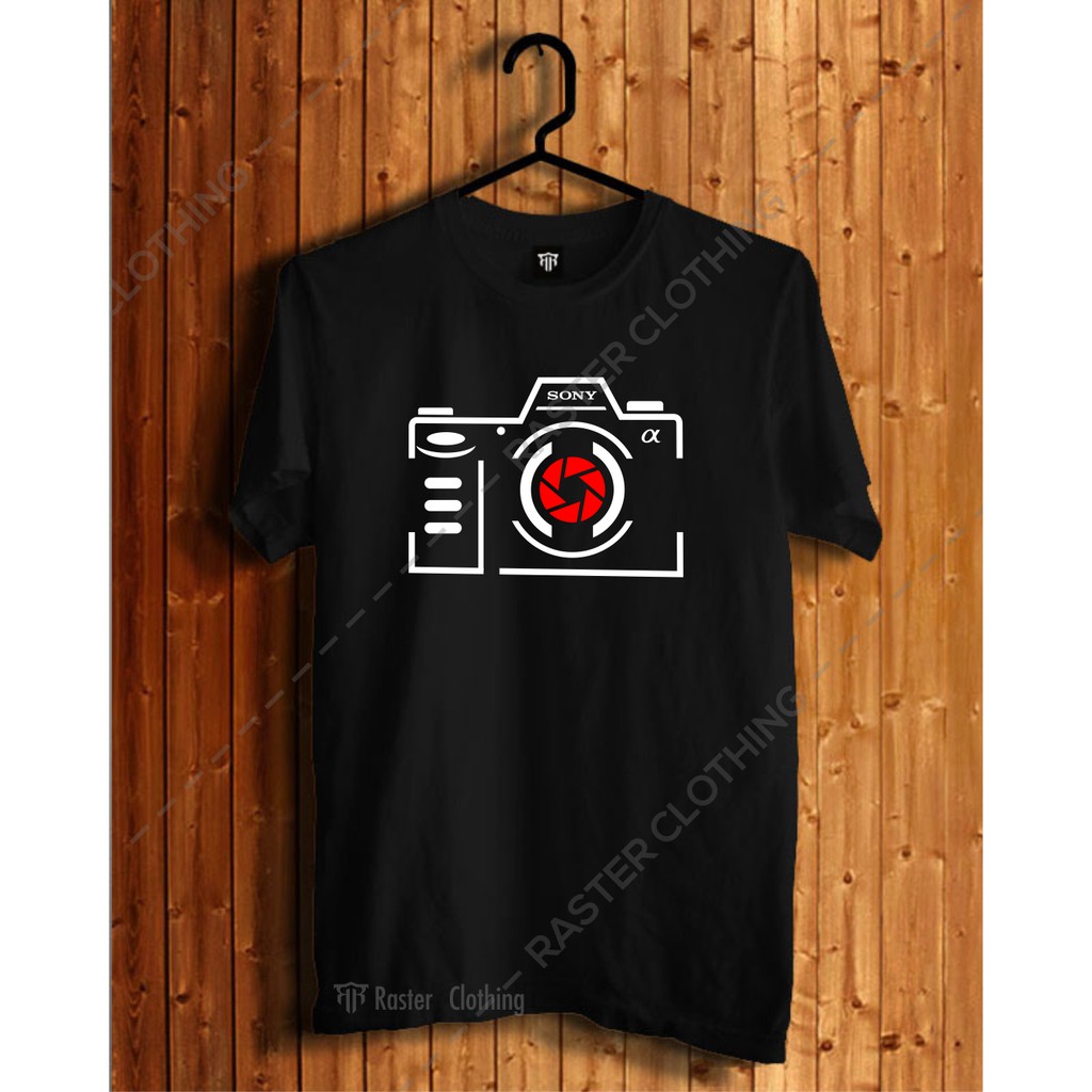 Jual Kaos Tshirt Foto Fotografi Photographer Sony Alpha Camera Kamera ...