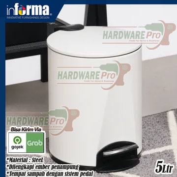 Jual Tempat Sampah Injak Slow Close 5 Ltr Prism Informa Pedal Bin Trash Bin Tong Sampah ...