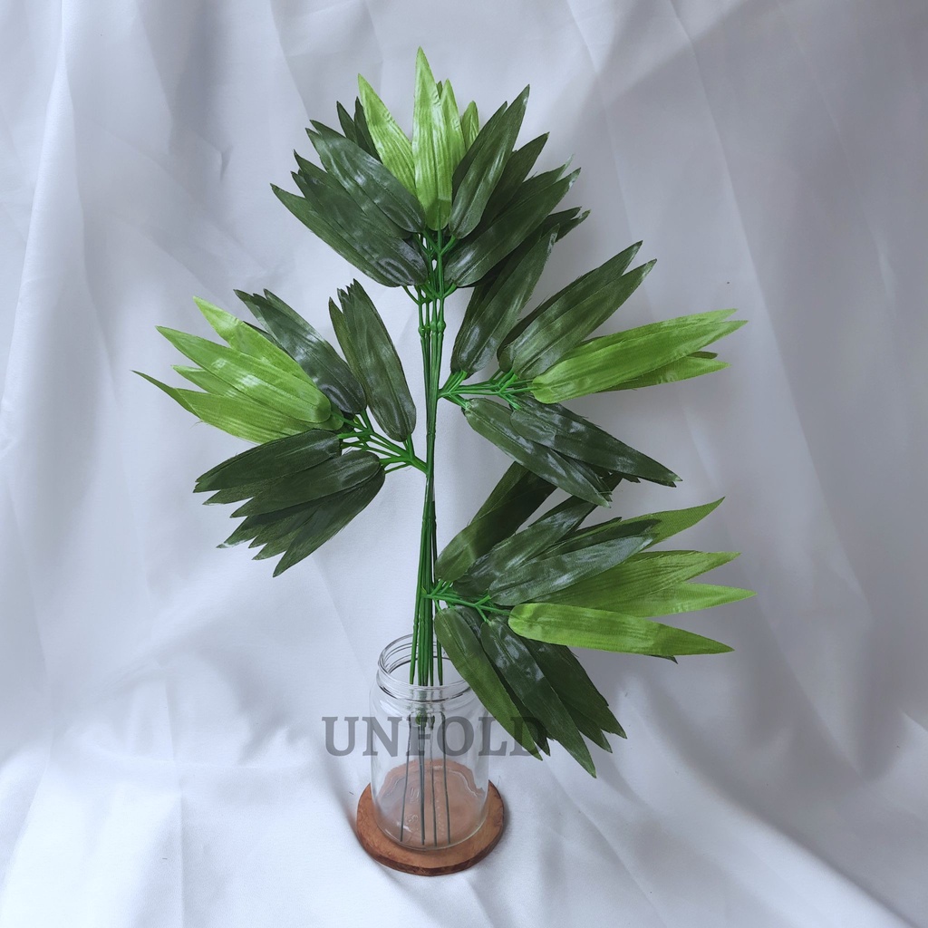 Jual Daun Bambu Plastik Tanaman Artificial Dekorasi Hiasan Tanaman Hias ...