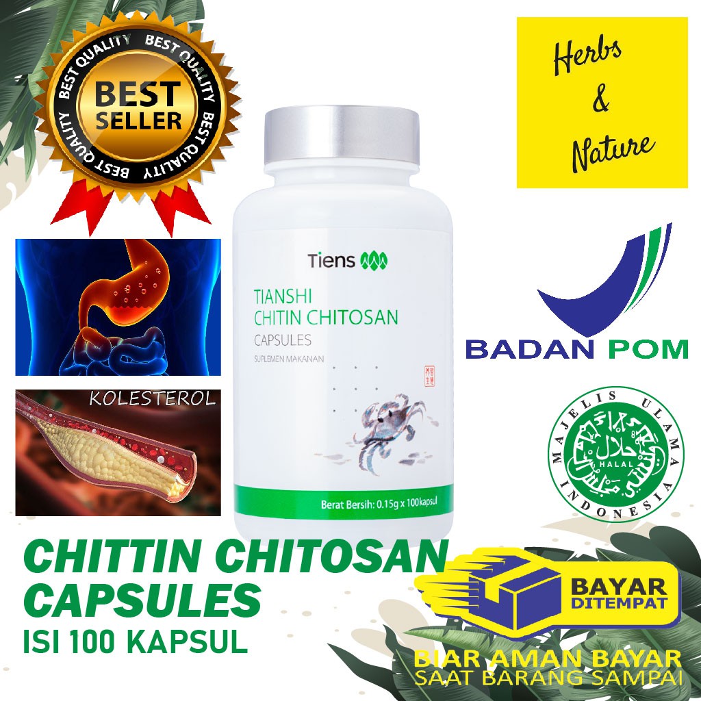 Jual CHITTIN CHITOSAN TIENS ORIGINAL | Mengatasi Masalah Lambung dan ...