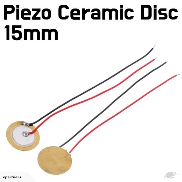 Jual Piezo Electric Kuningan Ceramic Buzzer 15mm Element Sounder Sensor Sound Disc | Shopee ...