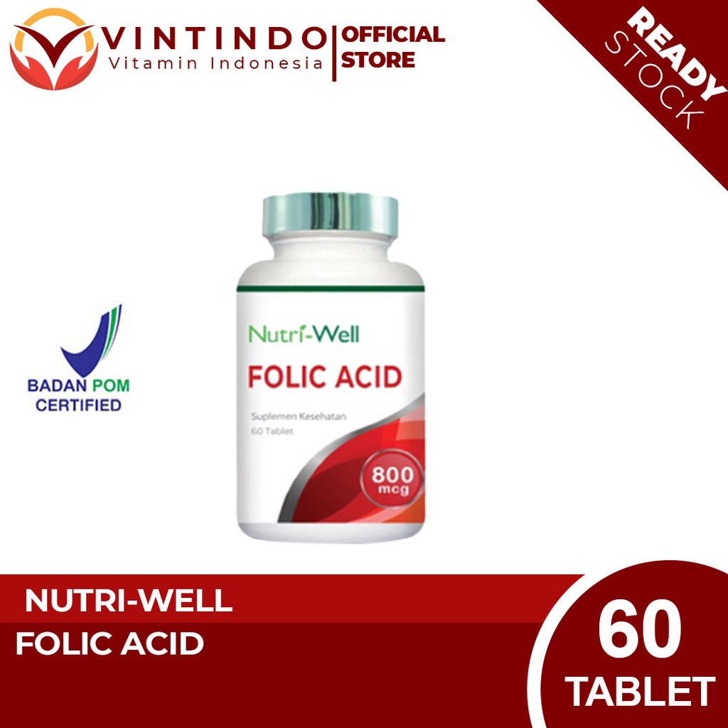 Jual NUTRIWELL FOLIC ACID 60 TABLET Indonesia|Shopee Indonesia