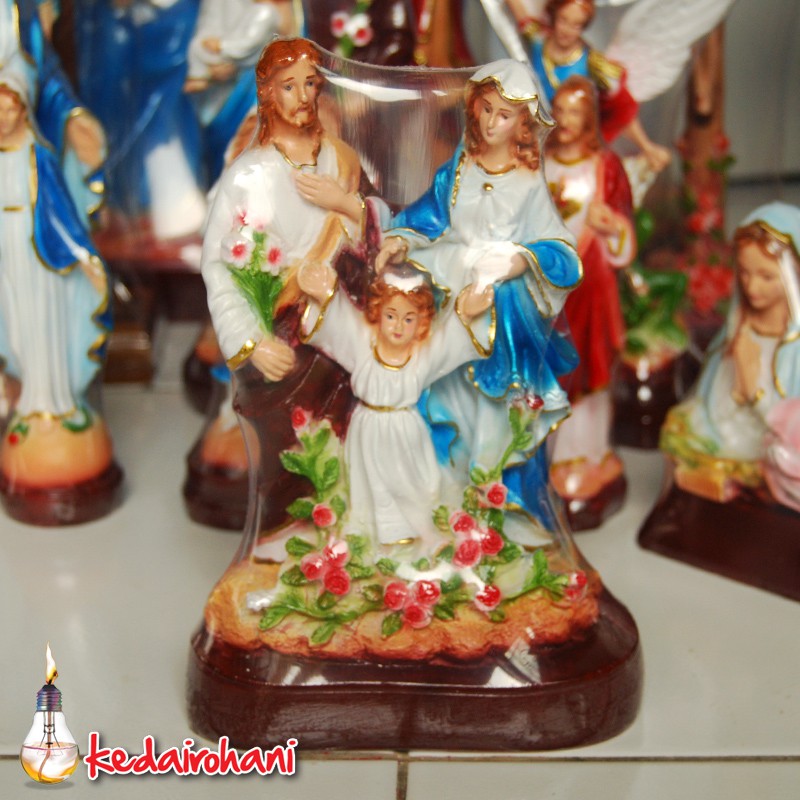Jual Patung Keluarga Kudus Kembang 20cm - Hadiah/Souvenir/Hiasan/Arca ...