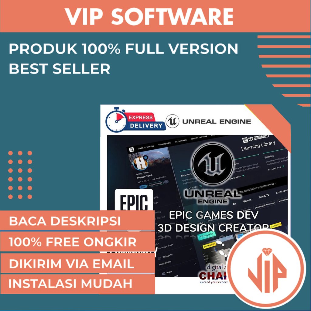 Jual Unreal Engine 5 versi 2022 Full Version Software Design 3D Game ... Jual Unreal Engine 5 versi 2022 Full Version Software Design 3D Game ...