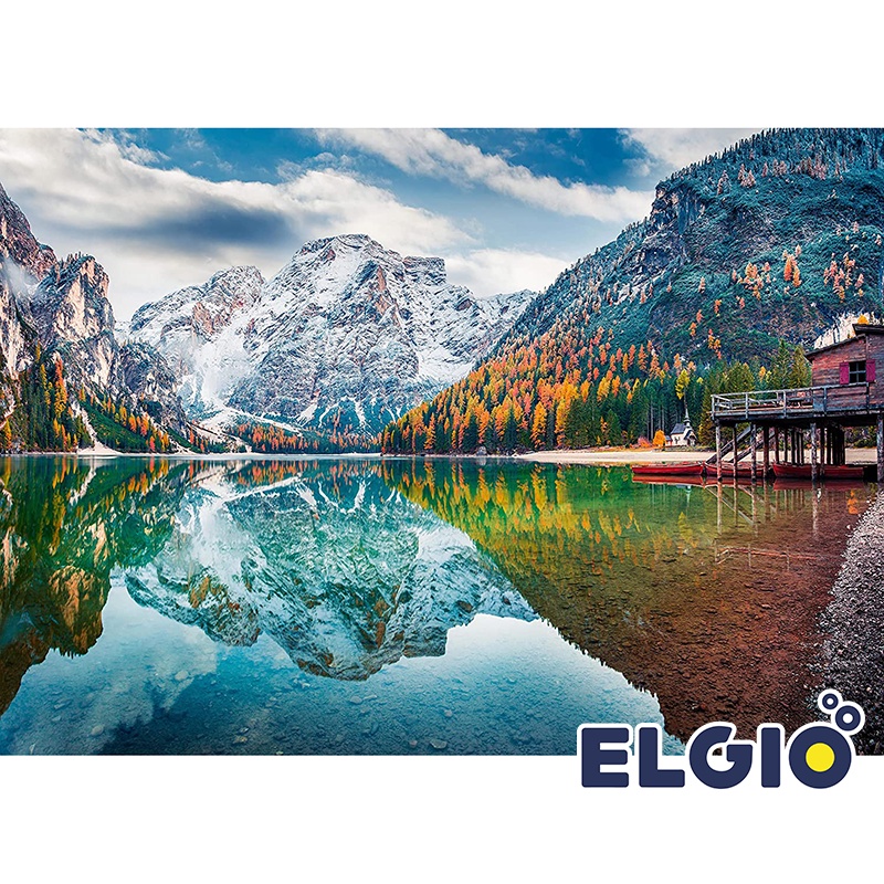 Jual Puzzle 1000 pcs gambar pemandangan danau dan gunung braith lake ...