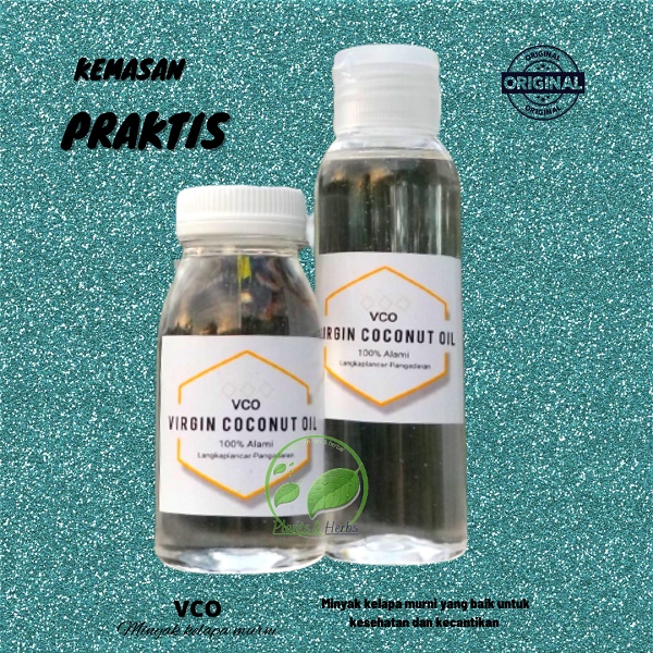 Jual VCO ( Virgin Coconut Oil ) Murni super jernih 100% alami Kemasan ...