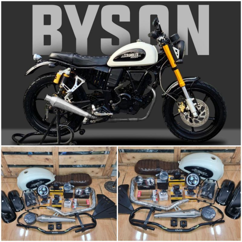 Jual japstyle byson sparepart modif Japstyle Scrambler Ducati khusus ...