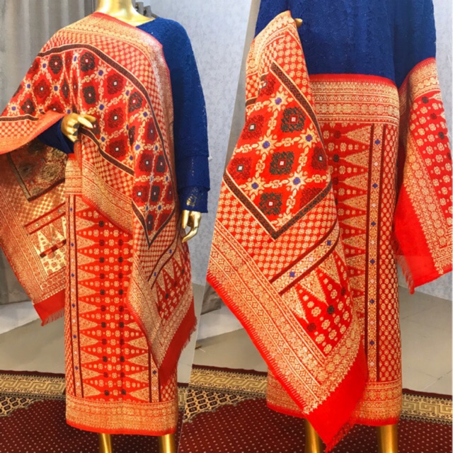 Jual SONGKET TENUN LEPUS RAKAM TULANG ORI - SONGKET ILHAM PALEMBANG | Shopee Indonesia