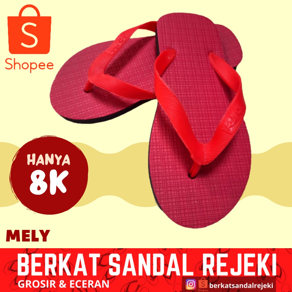 Jual Sandal Jepit Murah Mely | Shopee Indonesia