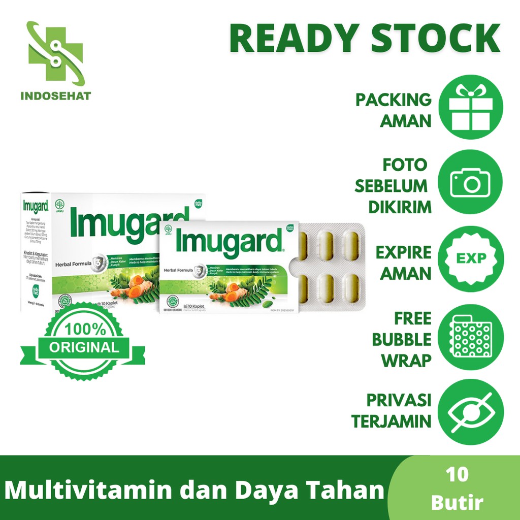 Jual Imugard Per Strip 10 Butir | Shopee Indonesia
